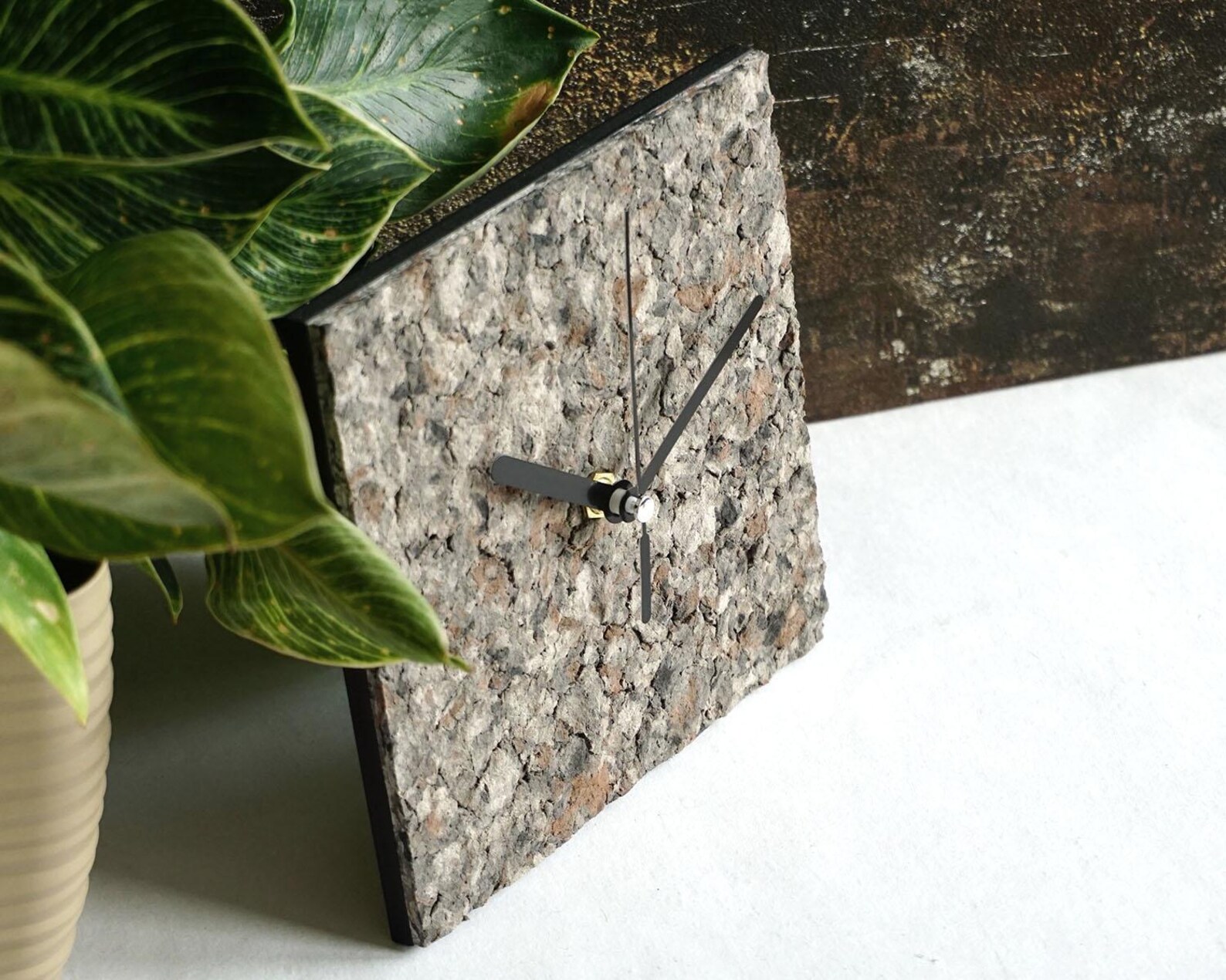 LIMITED EDITION Mantel Clock Handmade From Recycled Paper, Small ...