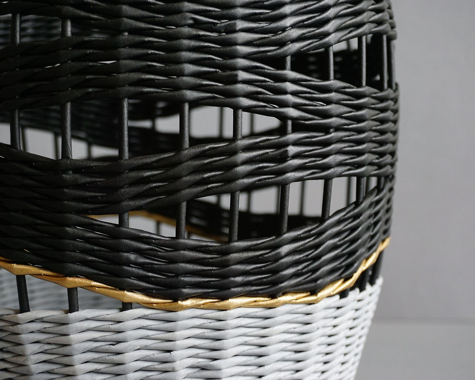 Contemporary Sculptural Basket for Modern Interior, Unique Eco-friendly ...