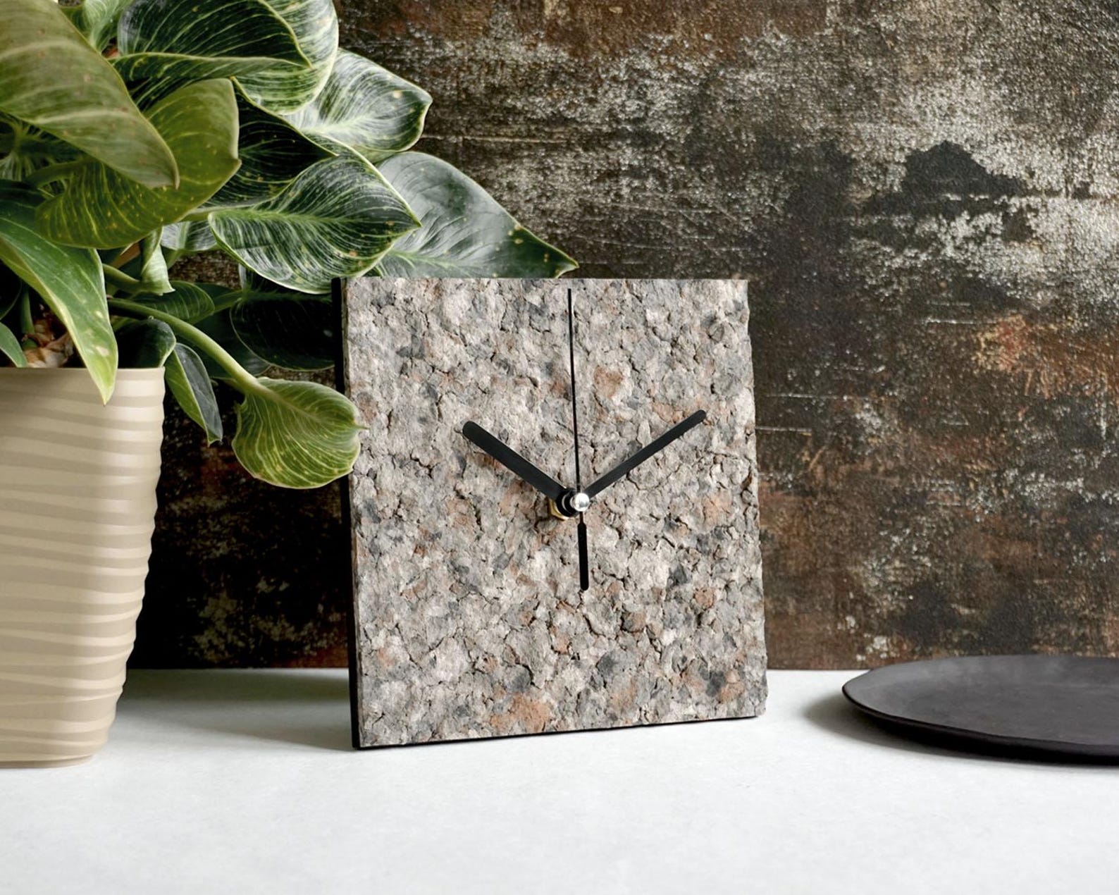 LIMITED EDITION Mantel Clock Handmade From Recycled Paper, Small ...