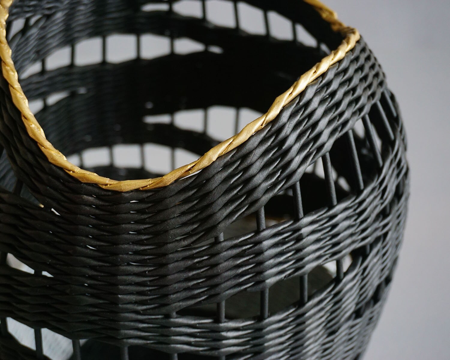 Contemporary Sculptural Basket for Modern Interior, Unique Eco-friendly ...
