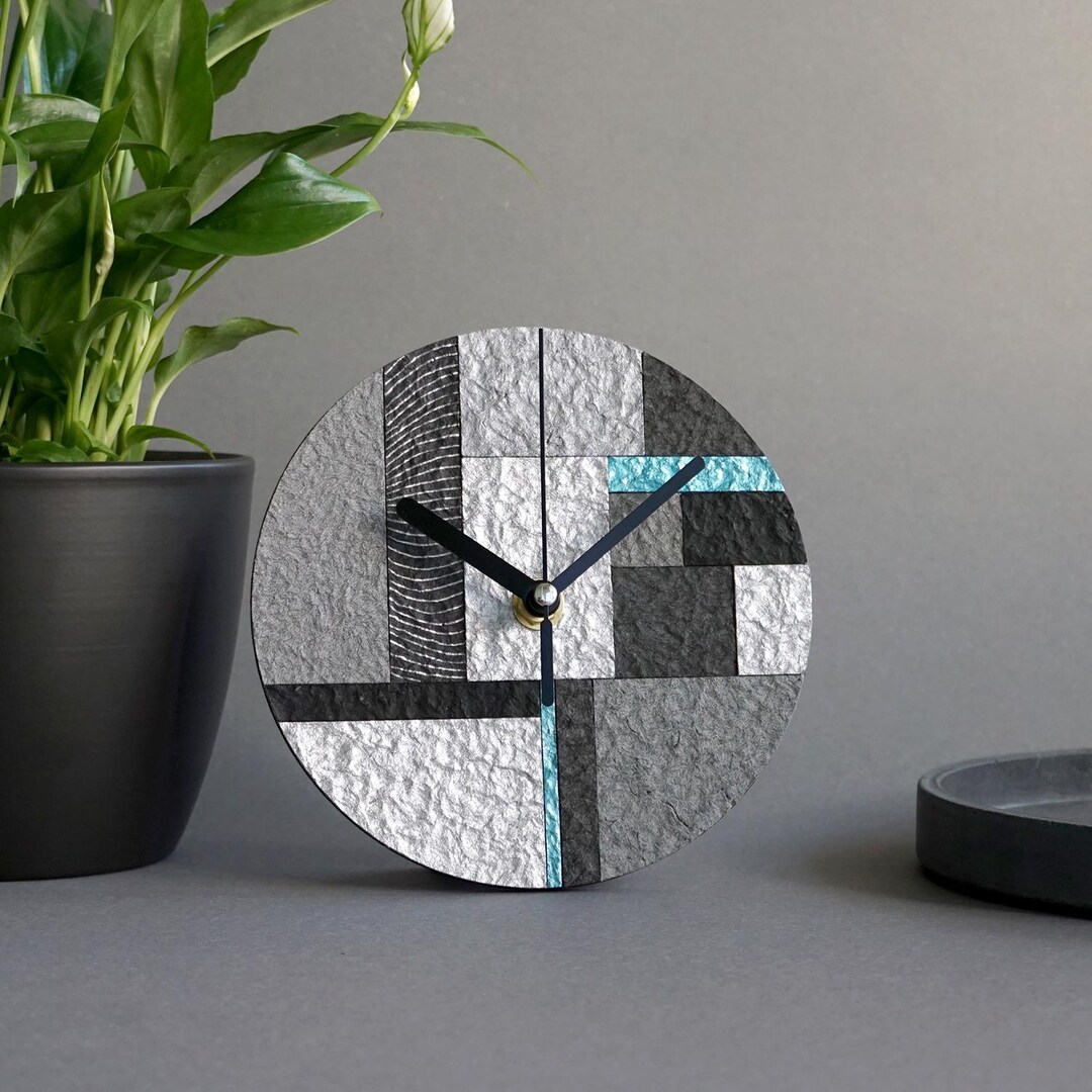 Modern Eco Friendly Standing Clock Handmade From Recycled Paper ...
