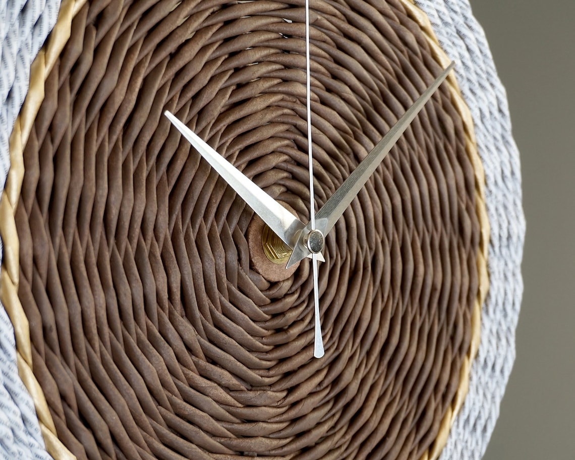 Personalised Paper Clock for the 1st Wedding Anniversary - Etsy