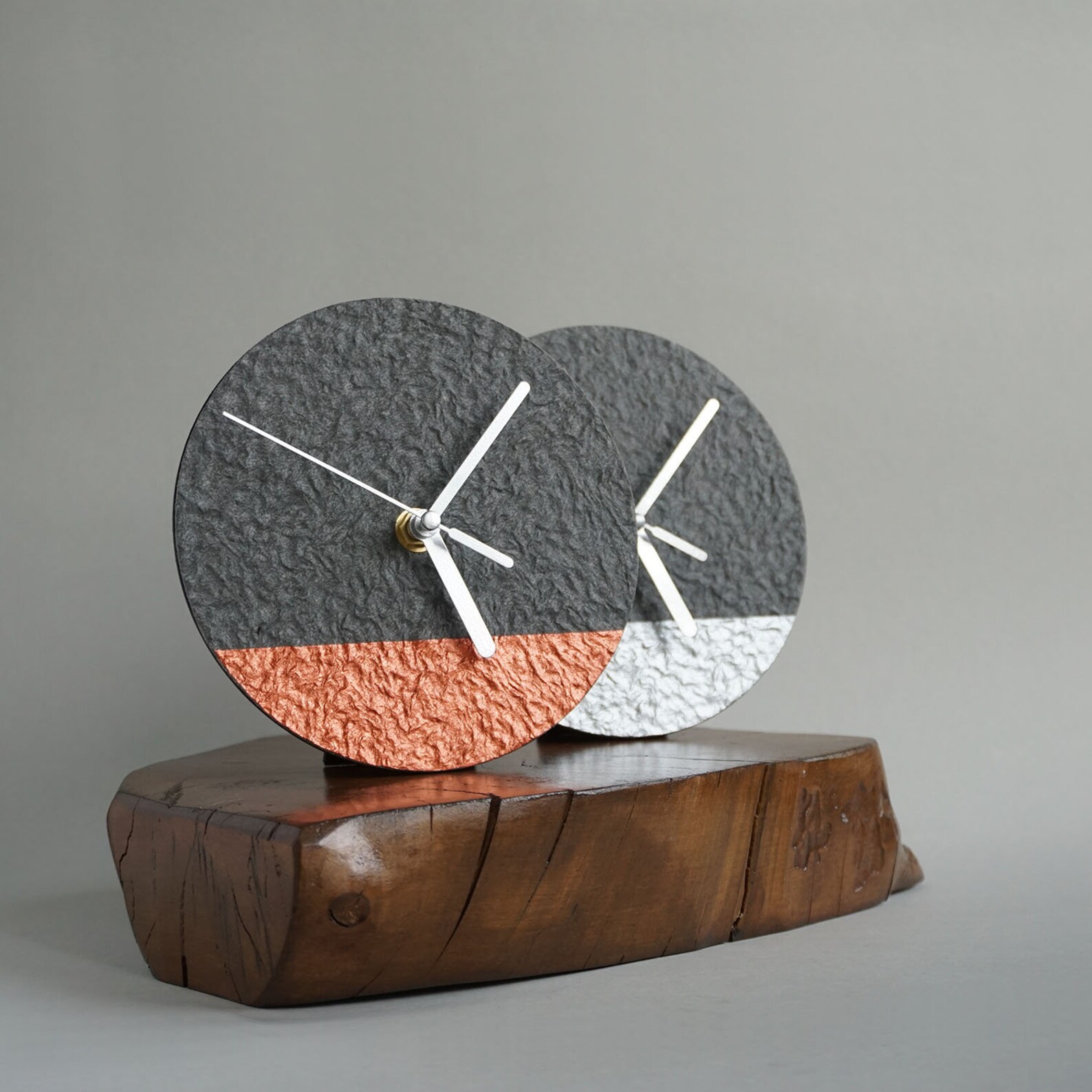 Recycled Newspaper Desk Clock Handmade Table Clock - Etsy