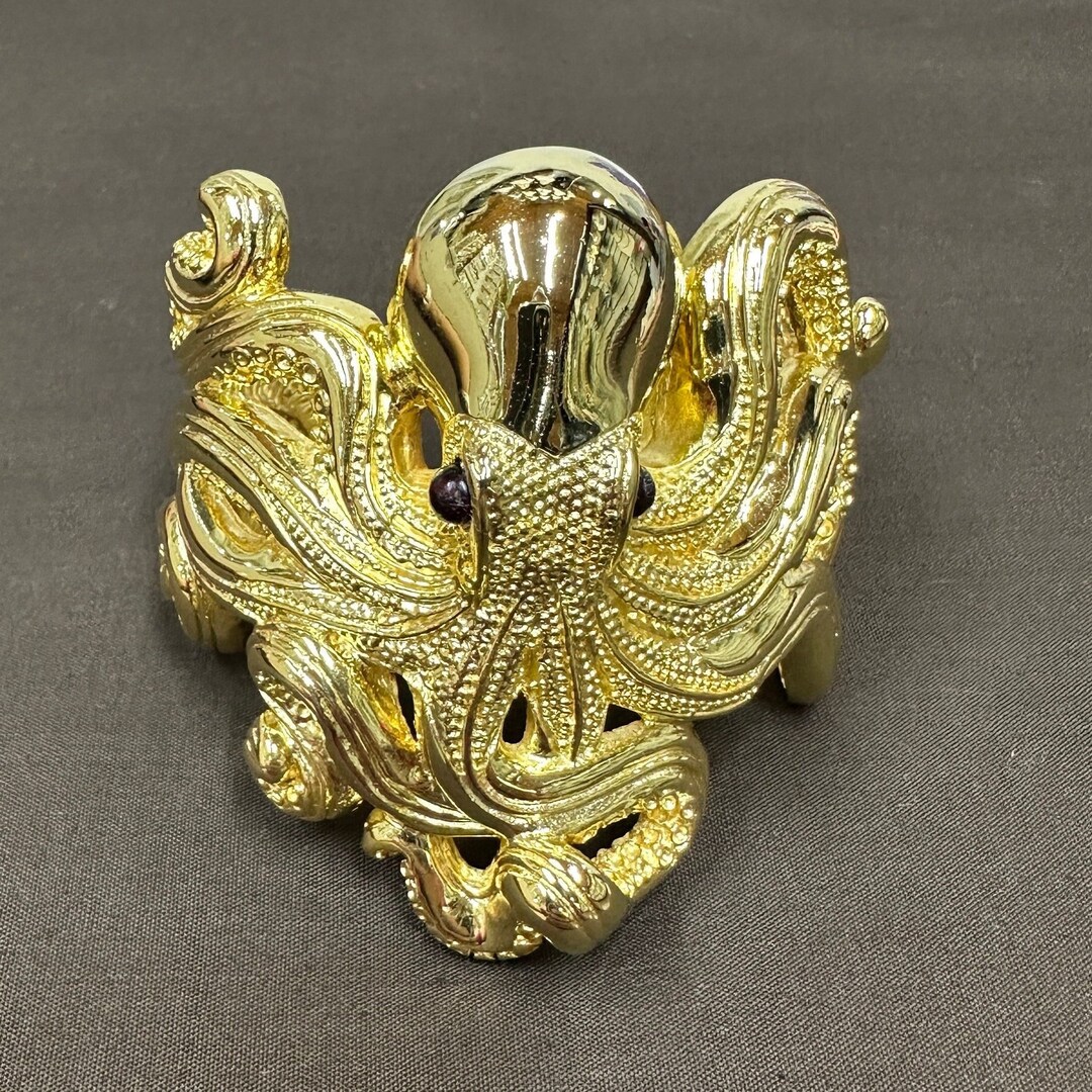 Octopus Shaped Bracelet Cuff - Etsy