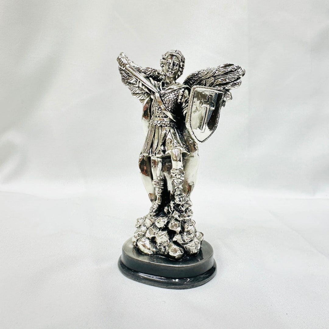 Saint Michael the Archangel Silver 999 - Etsy