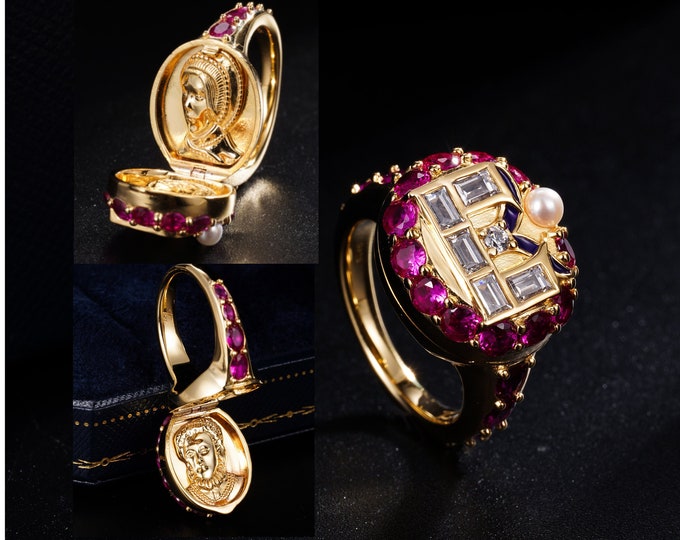 Chequers Historical Reproduction Ring Elizabeth 1 Ring Replica Tudor ...
