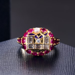 Chequers Historical Reproduction Ring Elizabeth 1 Ring Replica Tudor ...