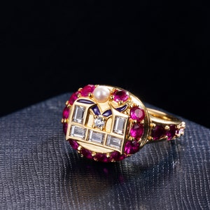 Chequers Historical Reproduction Ring Elizabeth 1 Ring Replica Tudor ...