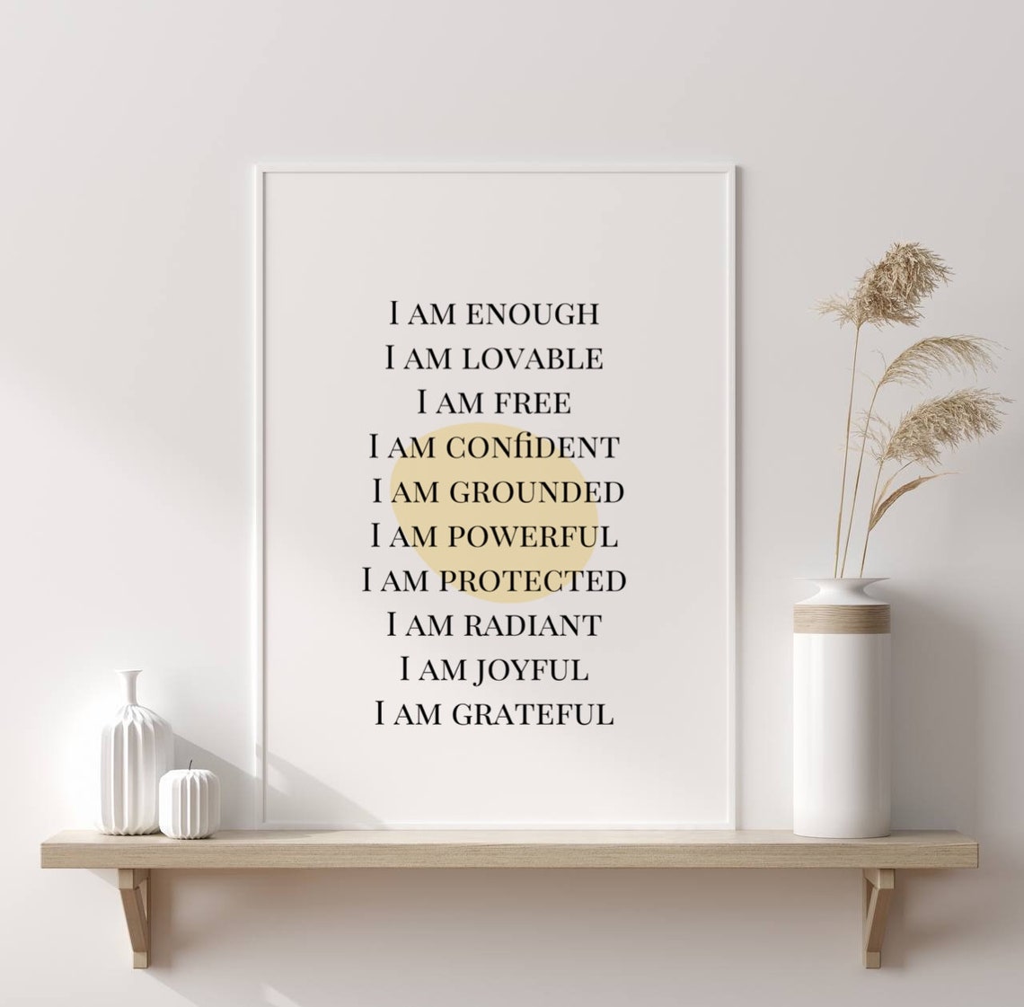 Positive Affirmation Printable Wall Art Printable Quotes | Etsy