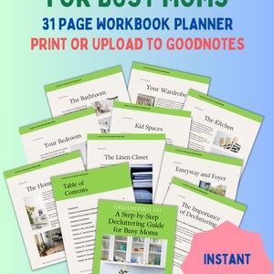 Home Declutter Guide & Organizing Checklist, Home Decluttering Ebook ...