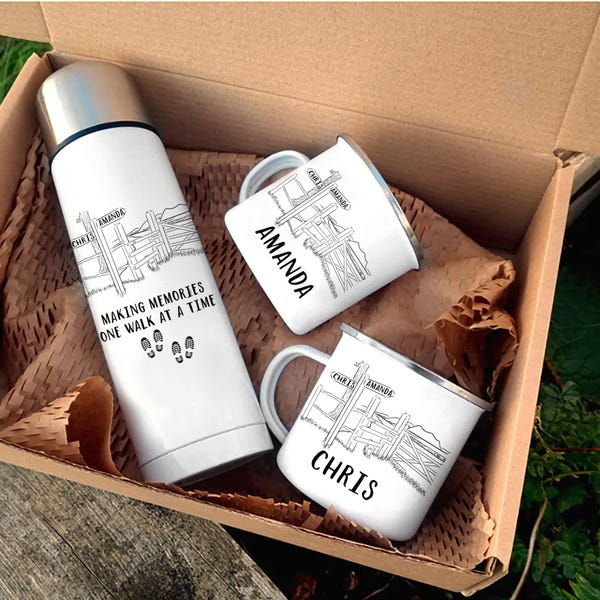Hikers Flask and Mug - Etsy UK