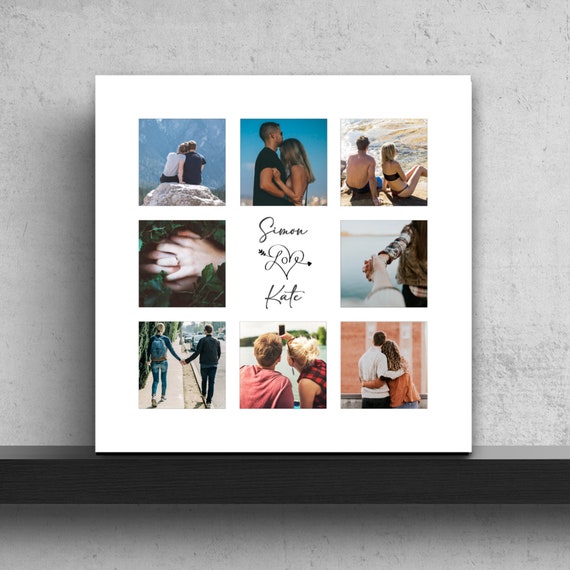 Photo Collage Photo Gift Gift For Him Gift For Her | Etsy