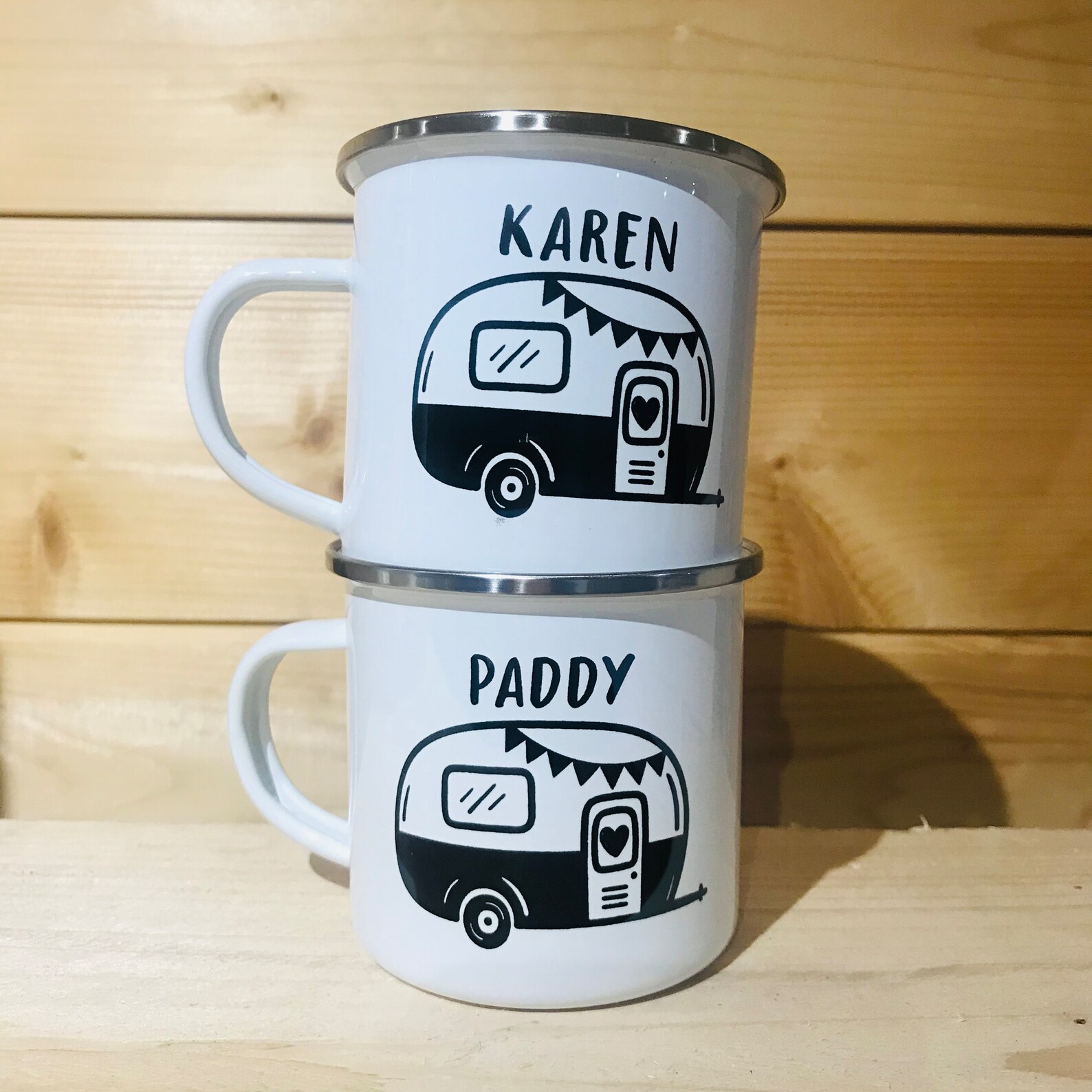 Caravan Flask and Mug Set, Motorhome Gift, Flask, Caravan Gift ...