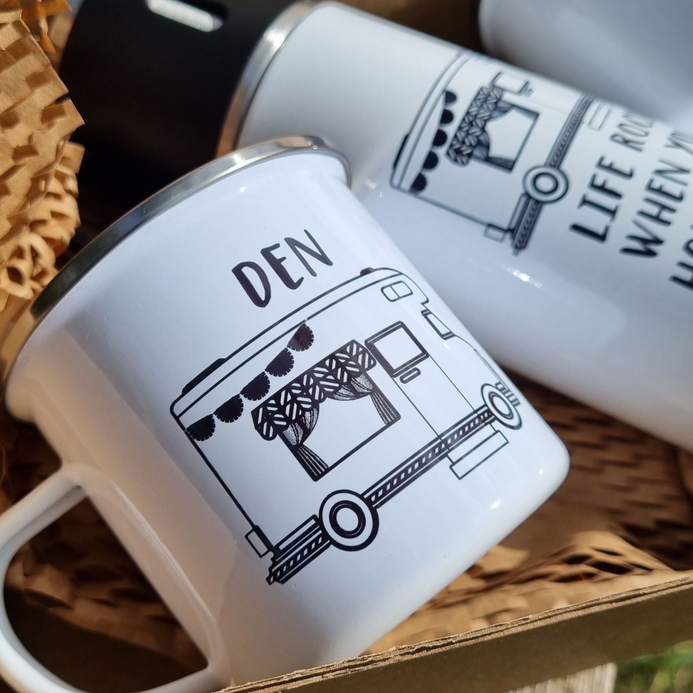 Motorhome Mug and Flask Set Campervan Gift Flask Caravan - Etsy UK