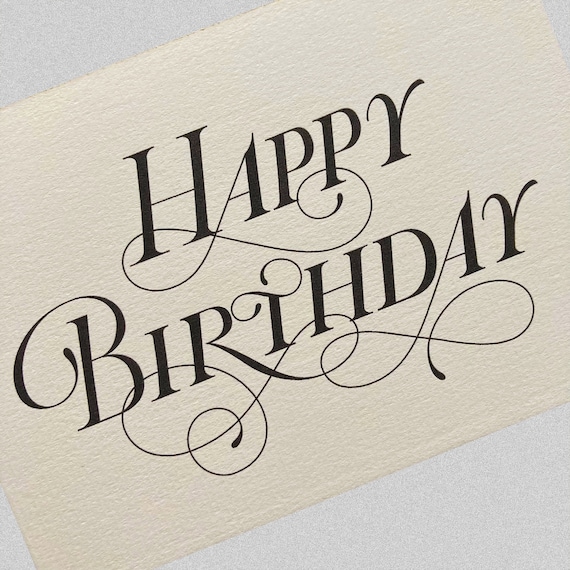 Happy Birthday Styles Writing