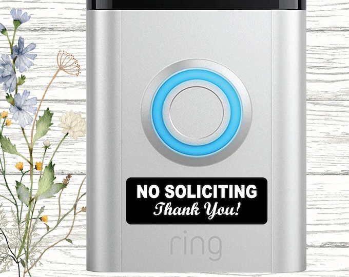 No Soliciting Do Not Ring Knock We Do Not Buy Door to Door Metal Sign ...