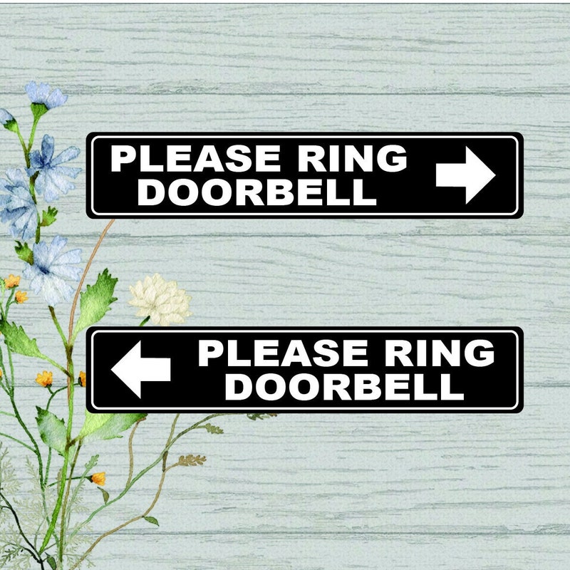 Ring Bell Sign - Etsy