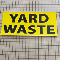 1 X Sticker Food Waste Only Recycle Eco-friendly Kitchen Recycling Bin ...