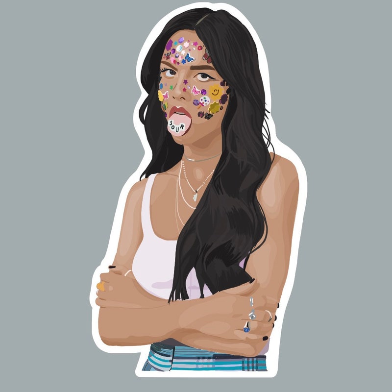 Olivia Rodrigo Stickers - Etsy
