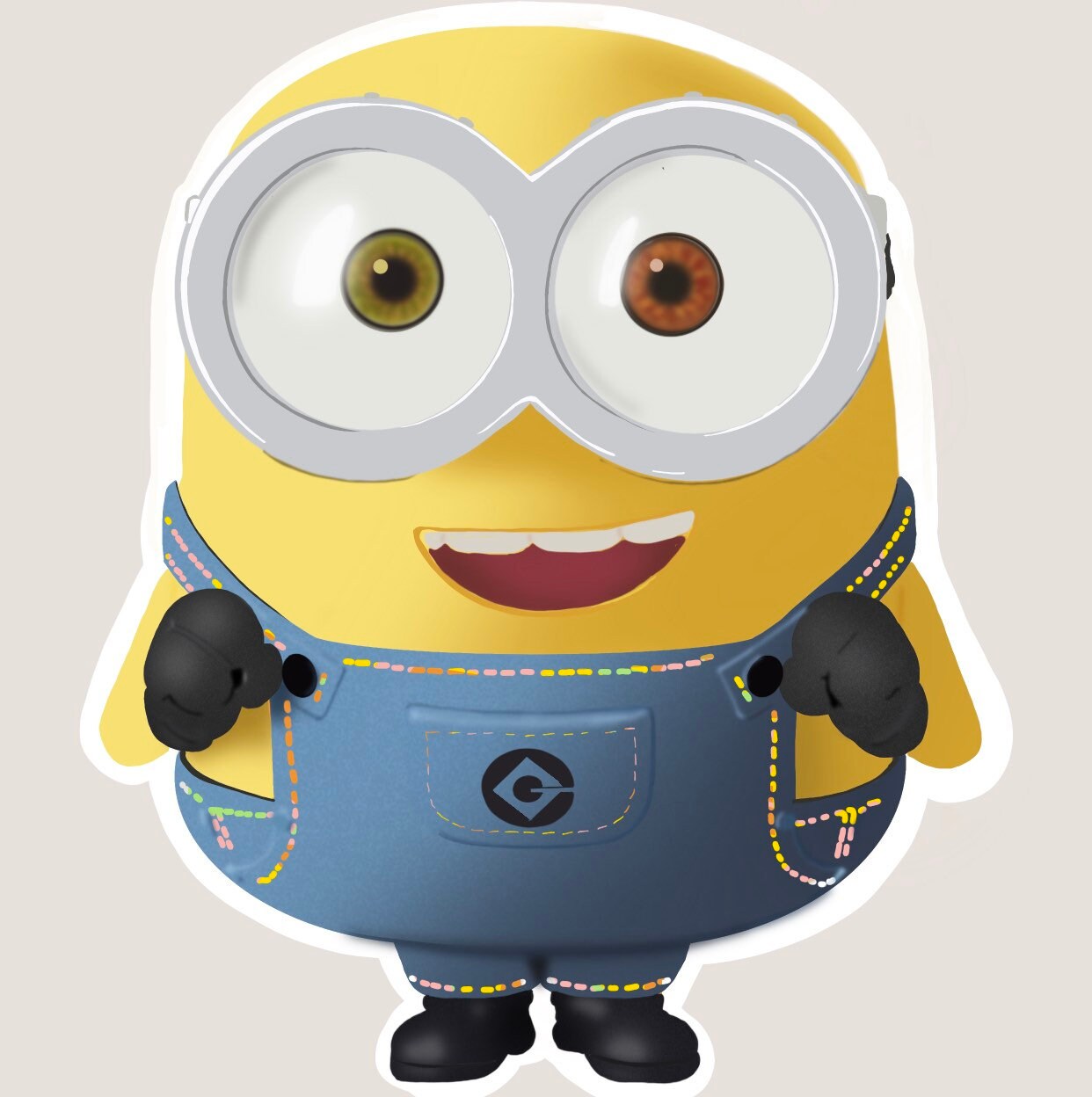 Minion Sticker | Etsy