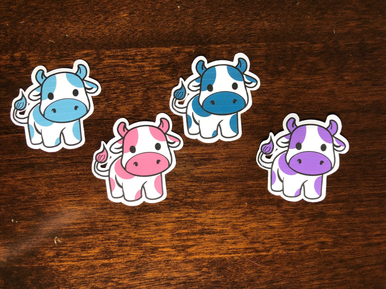 Cute Cow Sticker - Etsy