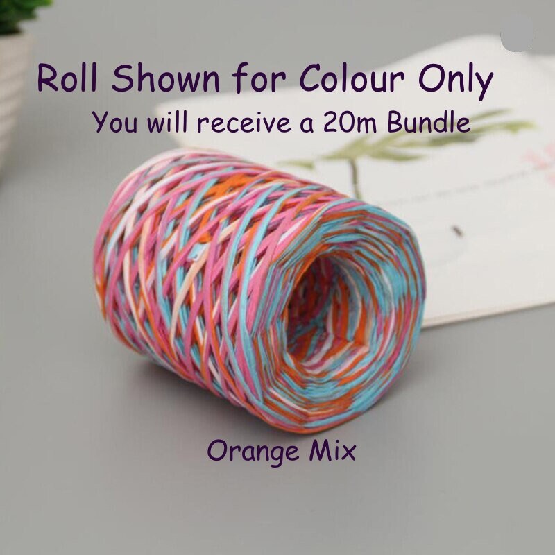 20m Paper Raffia Ribbon. Natural Packaging Eco Friendly - Etsy