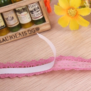 Lace Adhesive Ribbon Tape, Cotton Sticky Ribbon, Lace, Sewing, Fabric ...