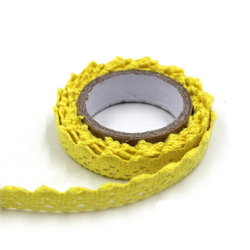 Lace Adhesive Ribbon Tape Cotton Sticky Ribbon Lace Sewing - Etsy UK