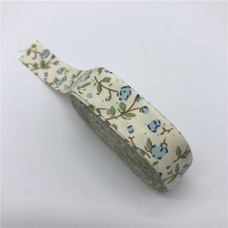 Handmade Ribbon Floral Wedding Printed Cotton Ribbon - Etsy UK