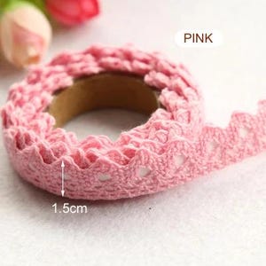 Lace Adhesive Ribbon Tape, Cotton Sticky Ribbon, Lace, Sewing, Fabric ...
