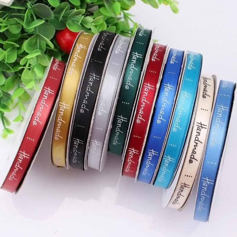 Handmade Ribbon Tags Labels.white Ivory Grey Green Pink - Etsy UK