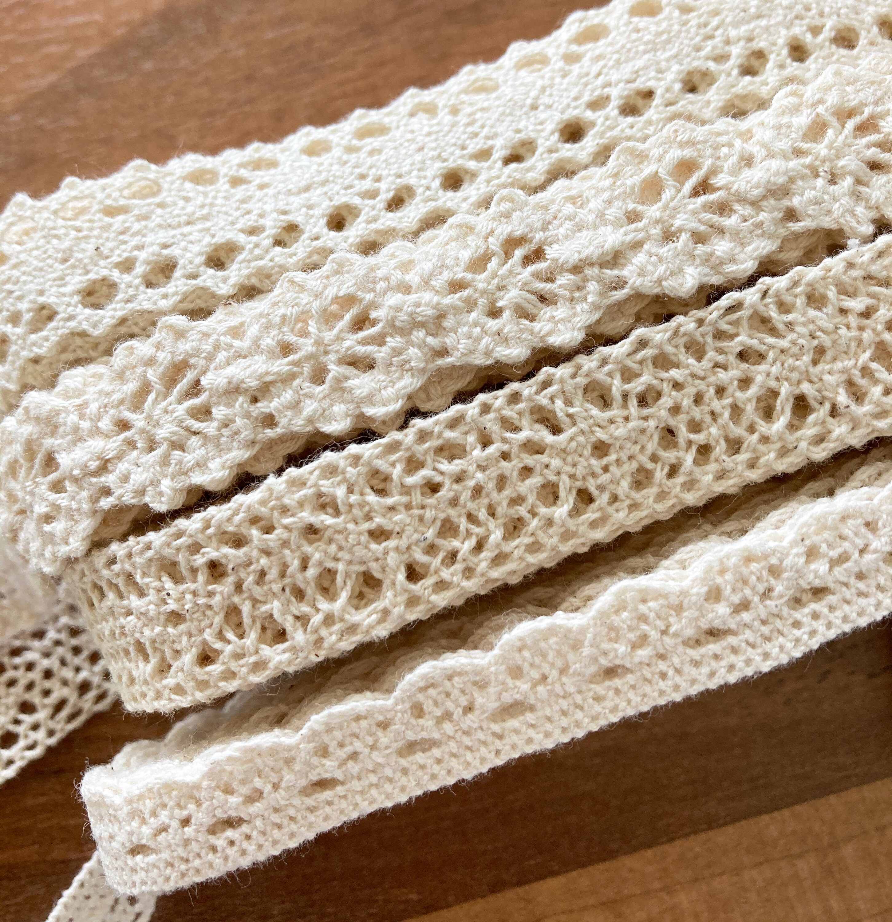 Cotton Lace Ribbon 100% Cotton 12 16mm Vintage Ivory - Etsy