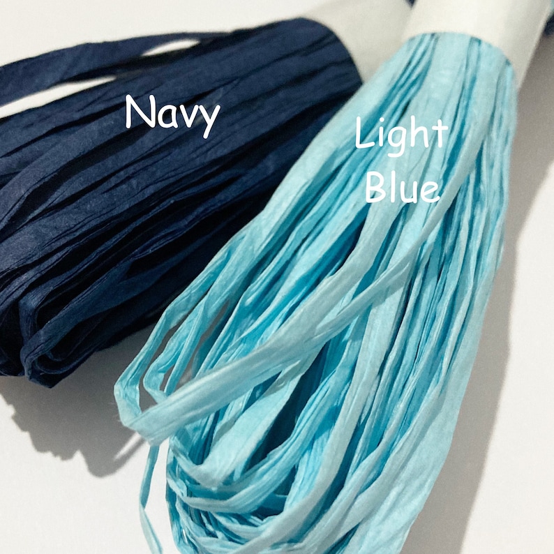 20m Paper Raffia Ribbon. Natural Packaging Eco Friendly - Etsy