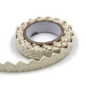 Lace Adhesive Ribbon Tape, Cotton Sticky Ribbon, Lace, Sewing, Fabric ...