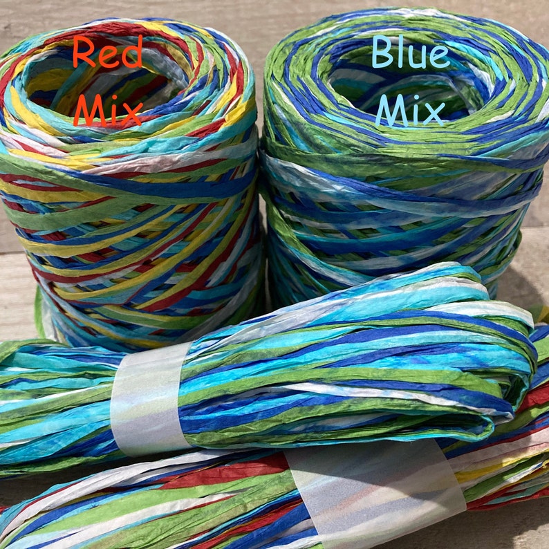 20m Paper Raffia Ribbon. Natural Packaging Eco Friendly - Etsy