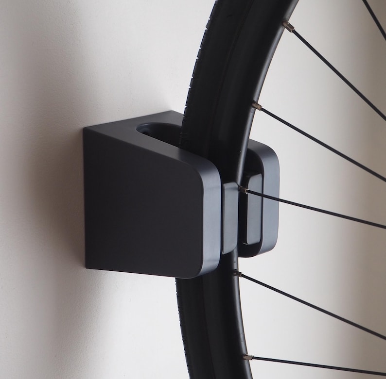 Bike Wall Mount for Small Spaces – Vertical Bicycle Rack With Auto Lock ...