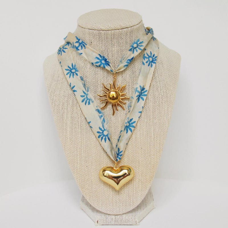 Frayed Scarf Necklace - Etsy