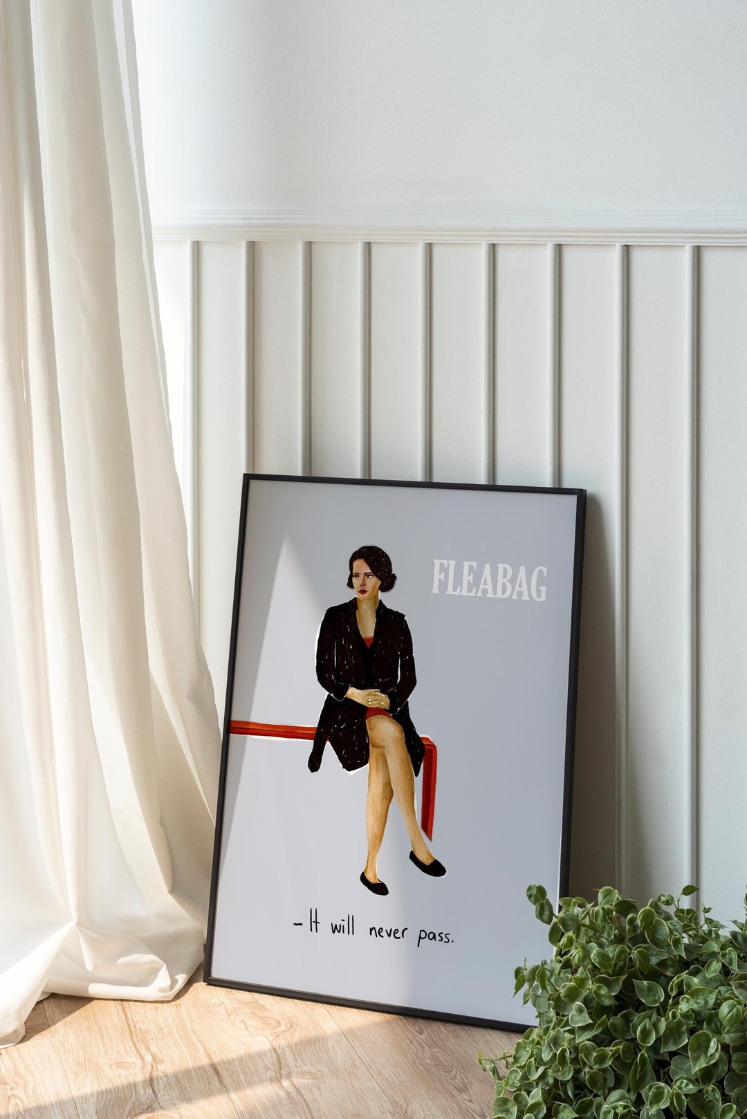 Fleabag Poster, TV Show Poster, Printable Wall Art, Gift Print Ideas ...