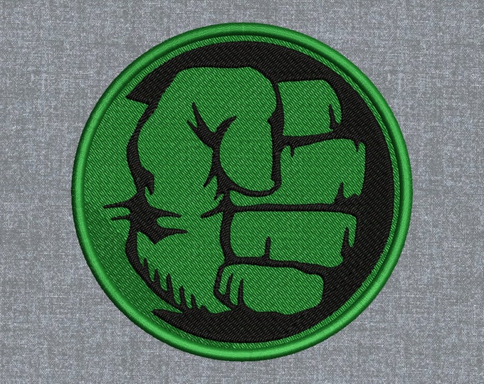 Hulk Machine Embroidery Design Pattern 4 Sizes - Etsy