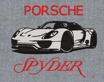 Porsche Pattern Embroidery - Etsy