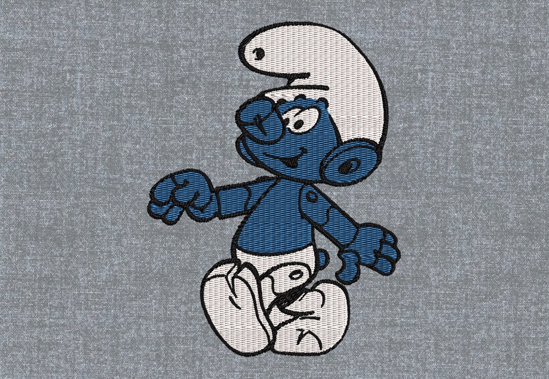 Smurfs – Clockwork Smurf Machine Embroidery Design Pattern – 3 Sizes - Etsy