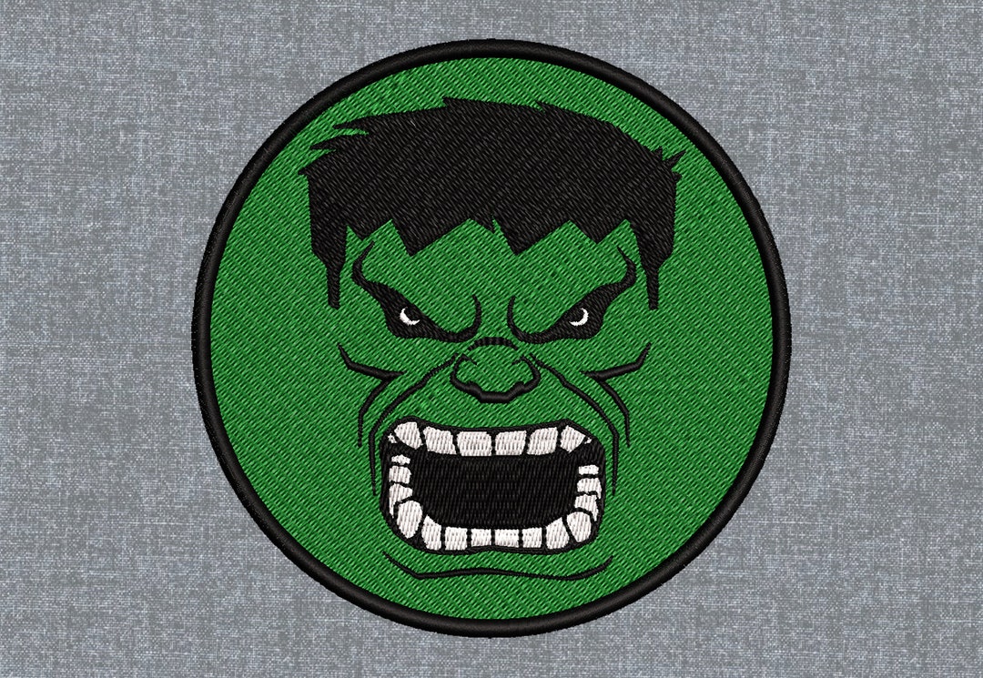 Hulk 2 Machine Embroidery Design Pattern 3 Sizes - Etsy