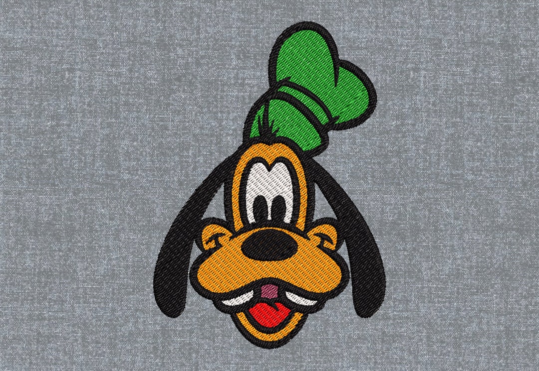 Goofy Machine Embroidery Design Pattern – 4 Sizes - Etsy