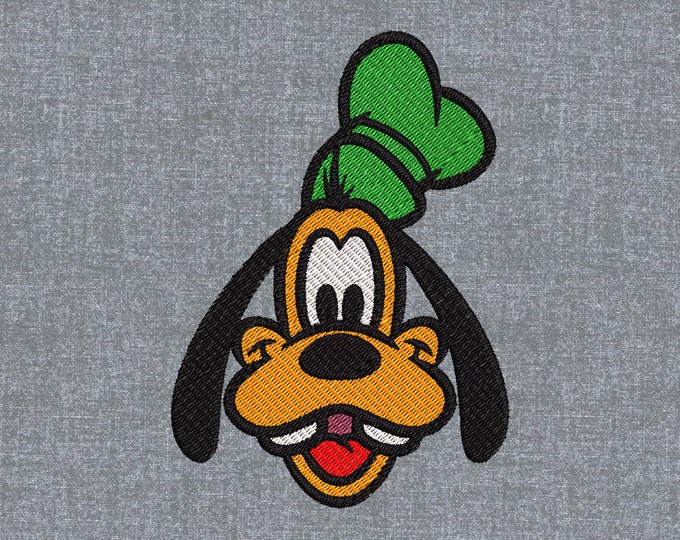 Goofy Machine Embroidery Design Pattern 4 Sizes - Etsy