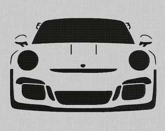 Porsche 911 Embroidery - Etsy