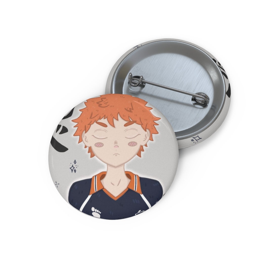 Custom Pin Buttons Hinata Shoyo Haikyuu - Etsy