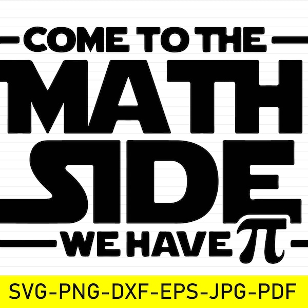 Math Svg - Etsy
