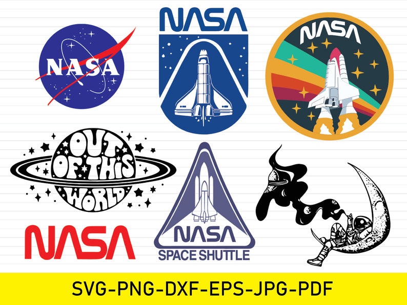 Nasa Bundle Svg, NASA Svg, Nasa Logo Svg, NASA Circle Logo 3 Color ...
