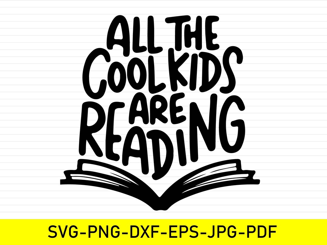 Reading Svg, Book Lover Svg, Read Svg, Teacher Svg, Books Svg, School ...
