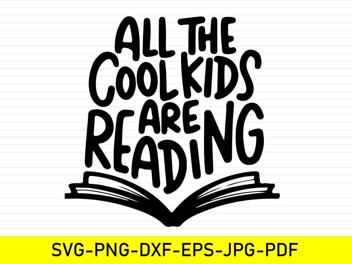 Reading Svg, Book Lover Svg, Read Svg, Teacher Svg, Books Svg, School ...